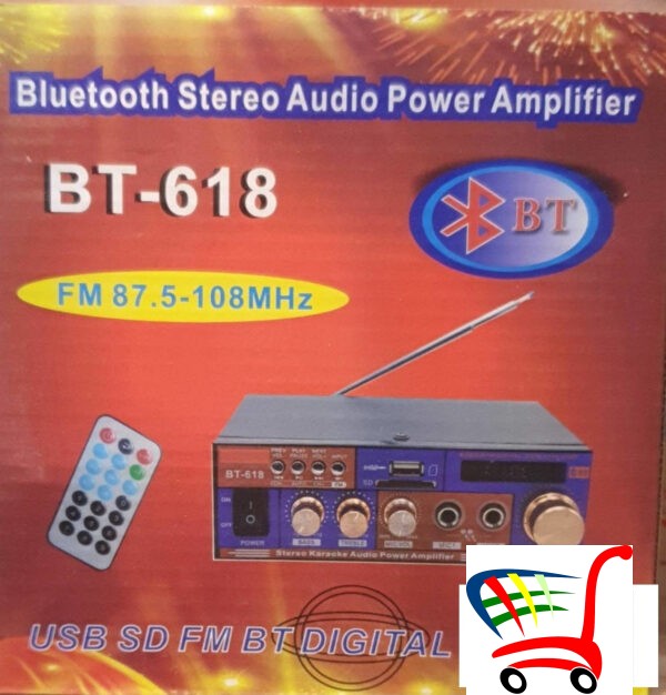 BLUETOOTH pojačalo BT-618/stereo audio power amplifier - BLUETOOTH pojačalo BT-618/stereo audio ...