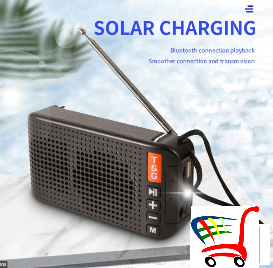 Mini zvucnik+solarni panel - Mini zvucnik+solarni panel - BumBum Shop