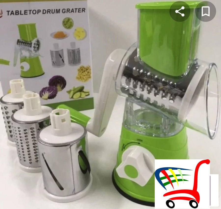 Tabletop drum grater- multifunkcionalni secko - Tabletop drum grater ...